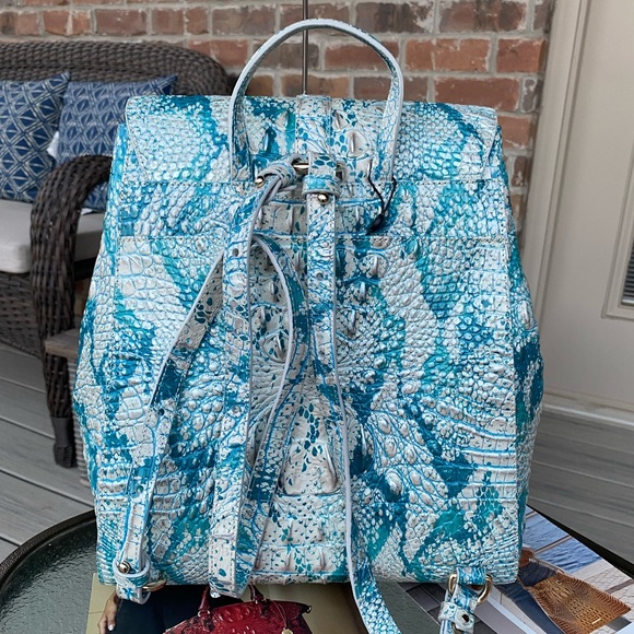 Brahmin | Bags | Nwt Brahmin Croco Leather Sadie Mesmerized Melbourne ...